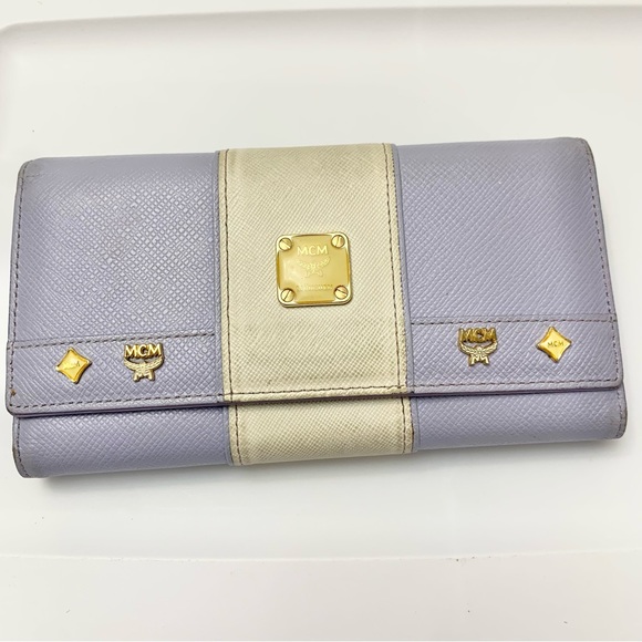 MCM | Bags | Mcm Trifold Long Wallet | Poshmark